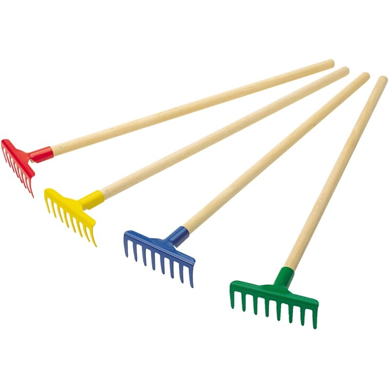 Грабли №17 (67см, с деревянным черенком, цвет в ассорт.) 41074, (Полесье)