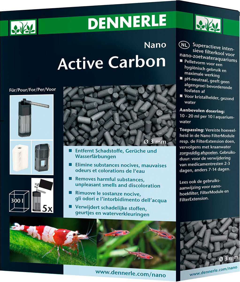 Уголь активированный для фильтра Dennerle Nano ActiveCarbon 300 мл (1 шт)