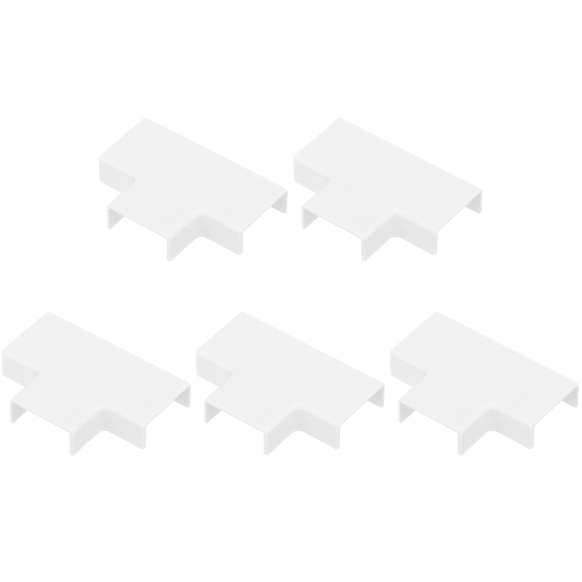 Тройник для кабель-канала 22х10 мм белый (5 шт.)