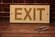 Табличка деревянная EXIT 200/90/7