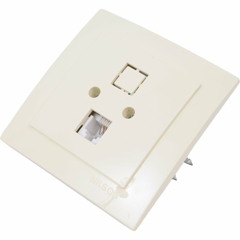 Телефонная розетка Nilson Touran naturel