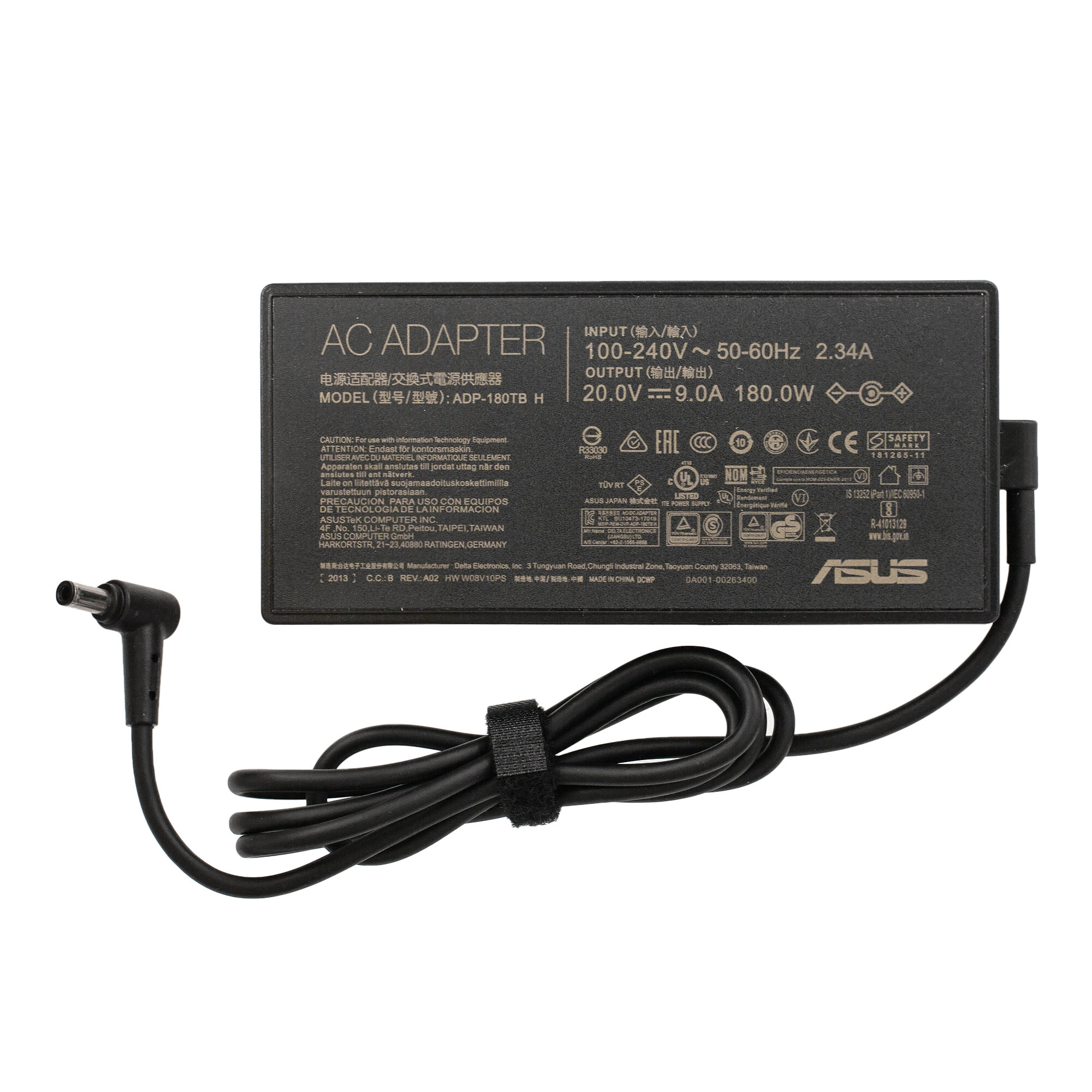 Блок питания 20V 9A для ноутбука Asus TUF Gaming A15 FA506NC / Asus TUF Gaming F15 FX506LH / Asus TUF Gaming A15 FA506IC / Asus TUF Gaming F15 FX506HCB / Asus TUF Gaming F15 FX506HC - 180W