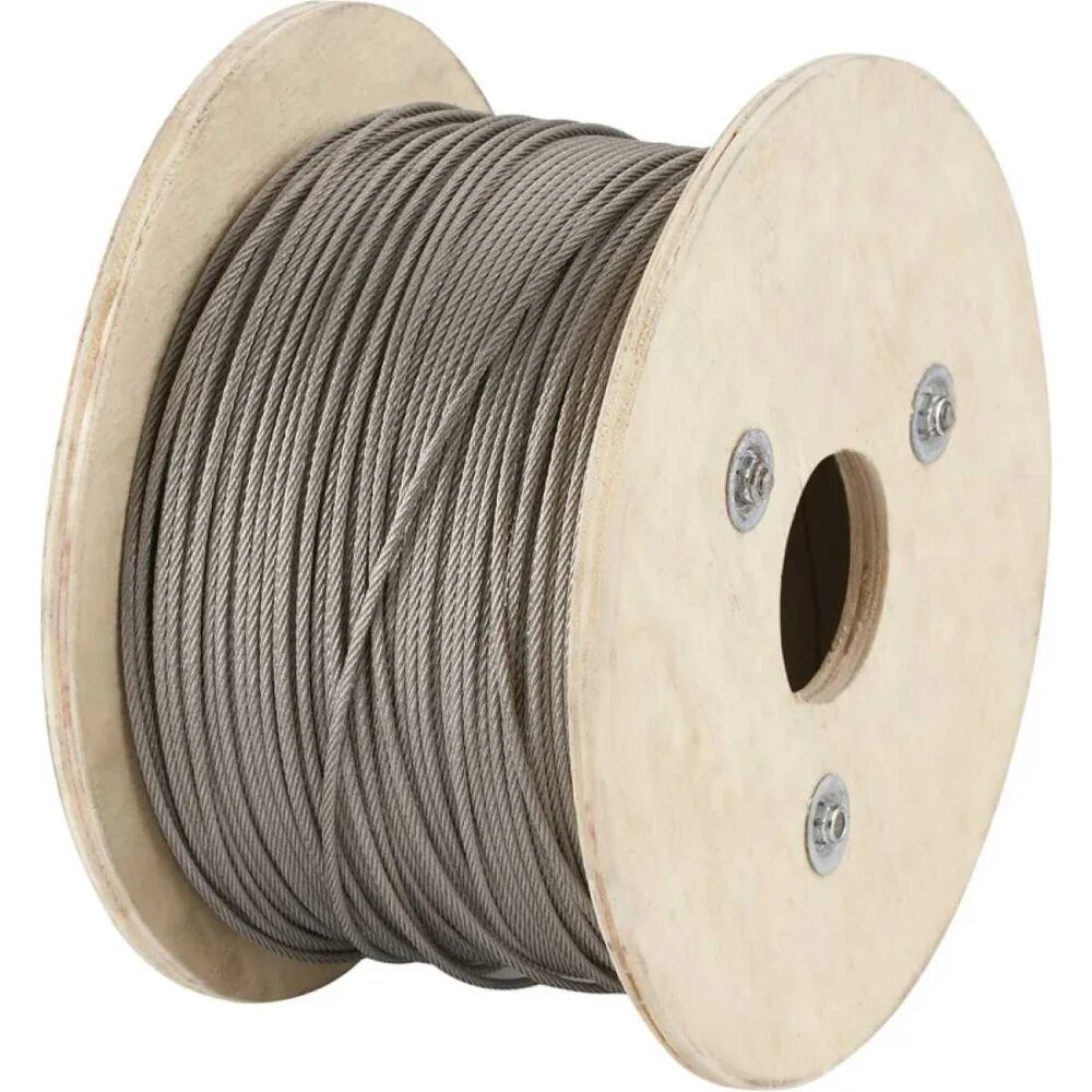 RMG Трос стальной 10мм DIN 3055 цинк (100м) Т/С-3055-10-0100