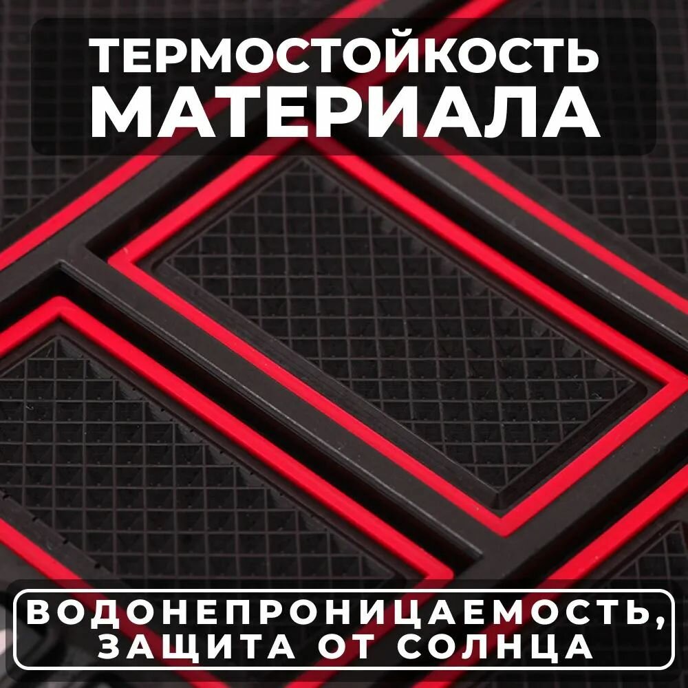 Коврик противоскользящий на приборную панель автомобиля, многофункциональный