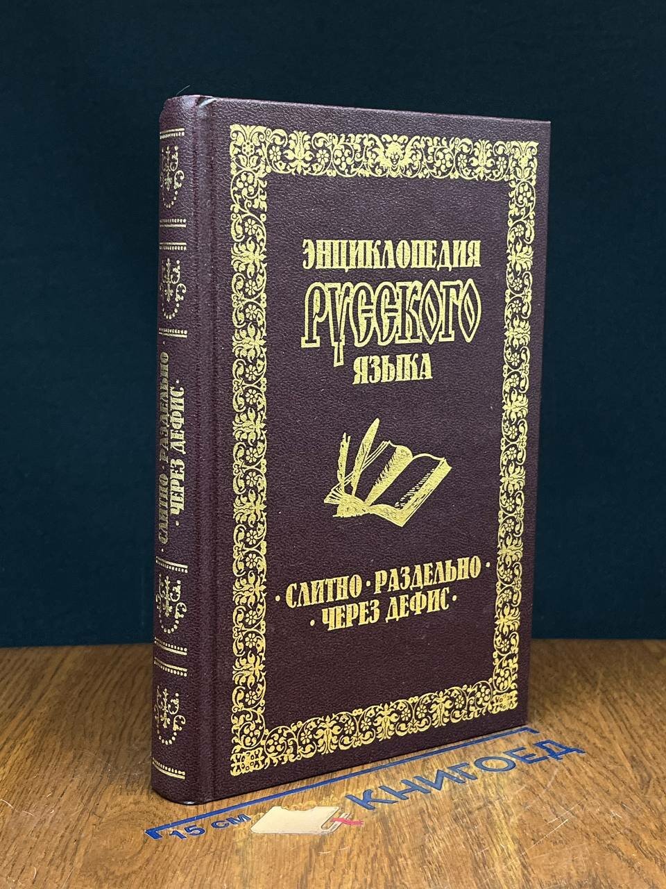 Книга. Энциклопедия русского языка. Слитно. Раздельно 2004 (2041425190844)