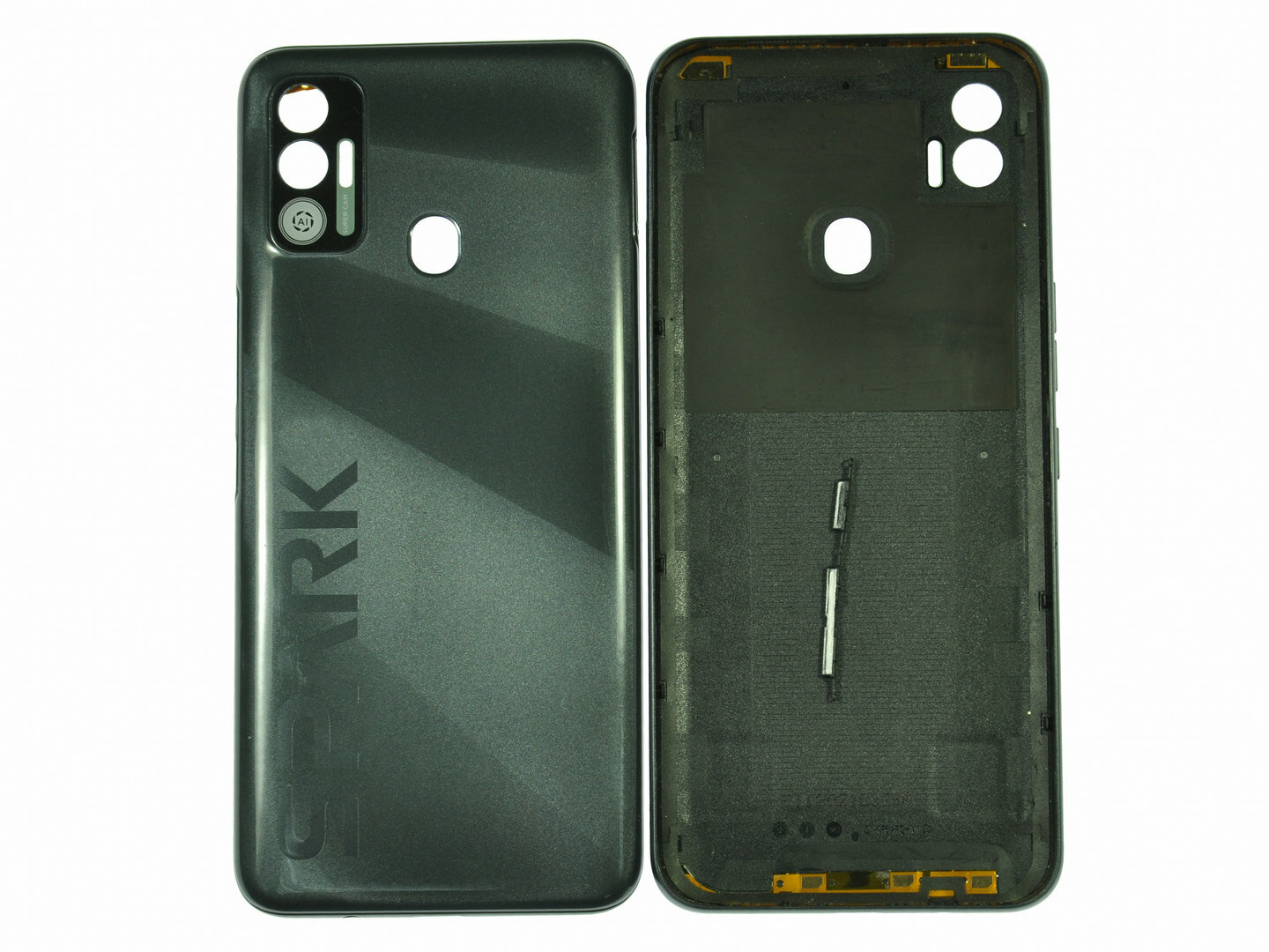 Задняя крышка для Tecno Spark 7 (KF6M) черный
