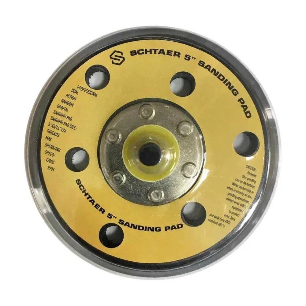 Опора для шлифовальной машинки 125 мм, 6 отверстий SCHTAER 5pad