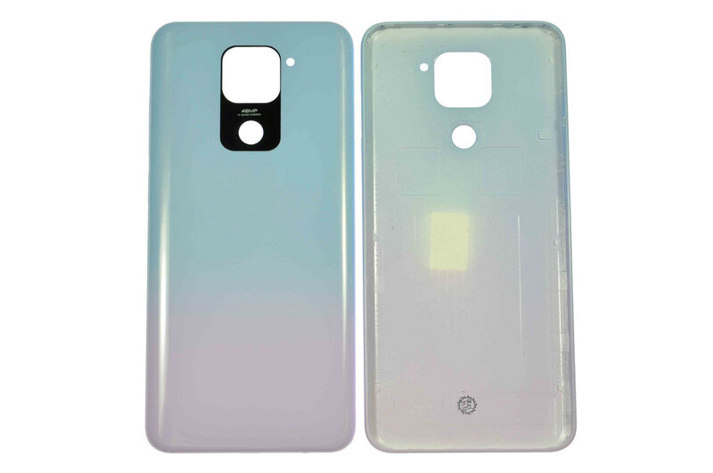 Задняя крышка для Xiaomi Redmi Note 9 (M2003J15SC/M2003J15SG) синий/розовый(розово-голубая)