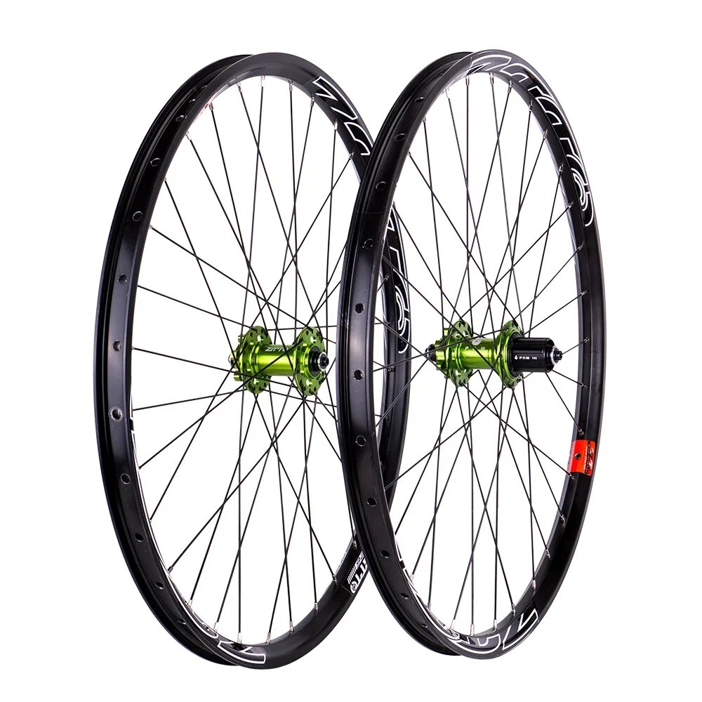 ZTTO MTB колесные пары 29 26 27,5 25 мм Темно-зеленый, 27.5 inch, P3 BOOST, HG, Green