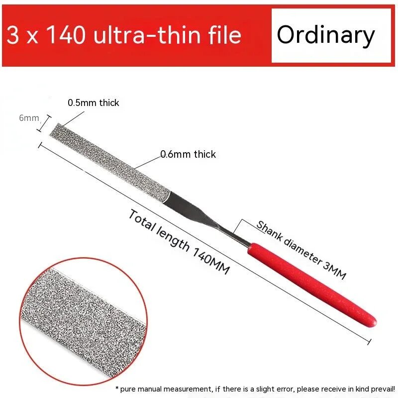 Мини-напильники XMSJ для шлифовки металла и пластика 01