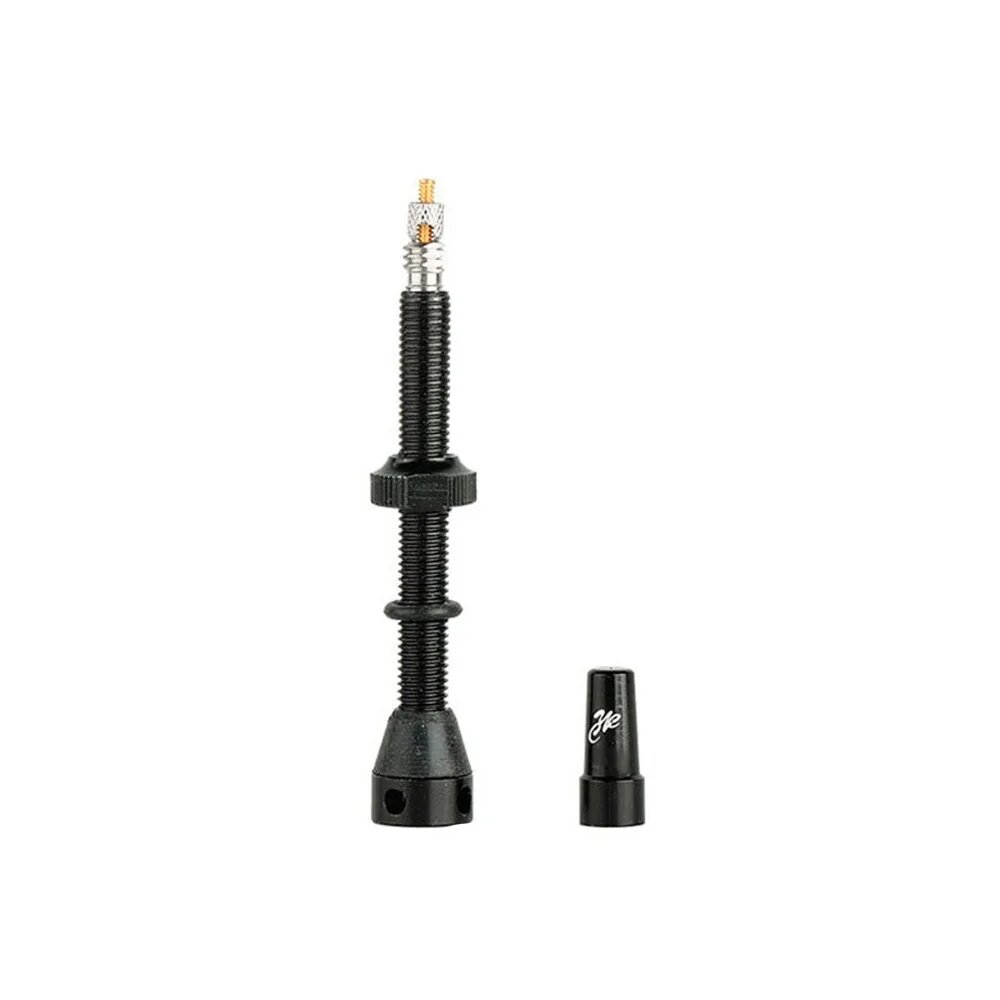 Бескамерный клапан Presta для велосипеда 44/60 мм Черный, Black-60mm