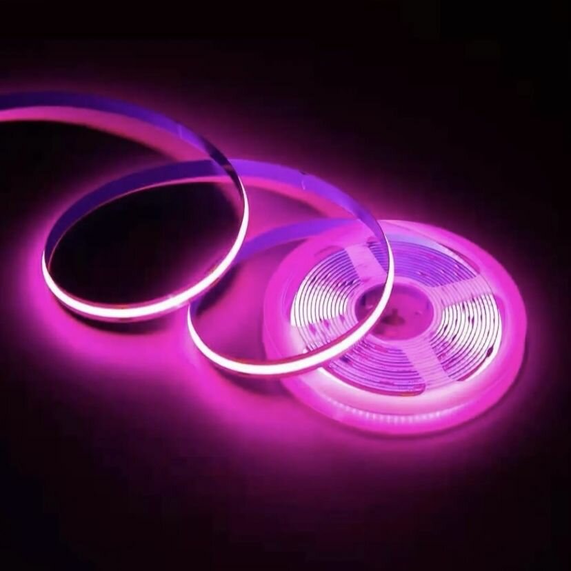 Apeyron 215OO Светодиодная лента 14Bt/m 24B 10mm IP20 5m розовый свет