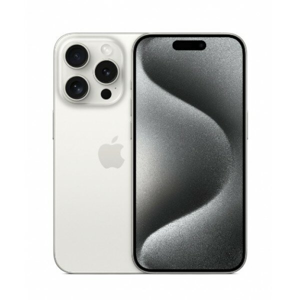 Смартфон Apple iPhone 15 Pro 512GB, Dual eSIM, White Titanium, 6.1 дюймов, без RuStore
