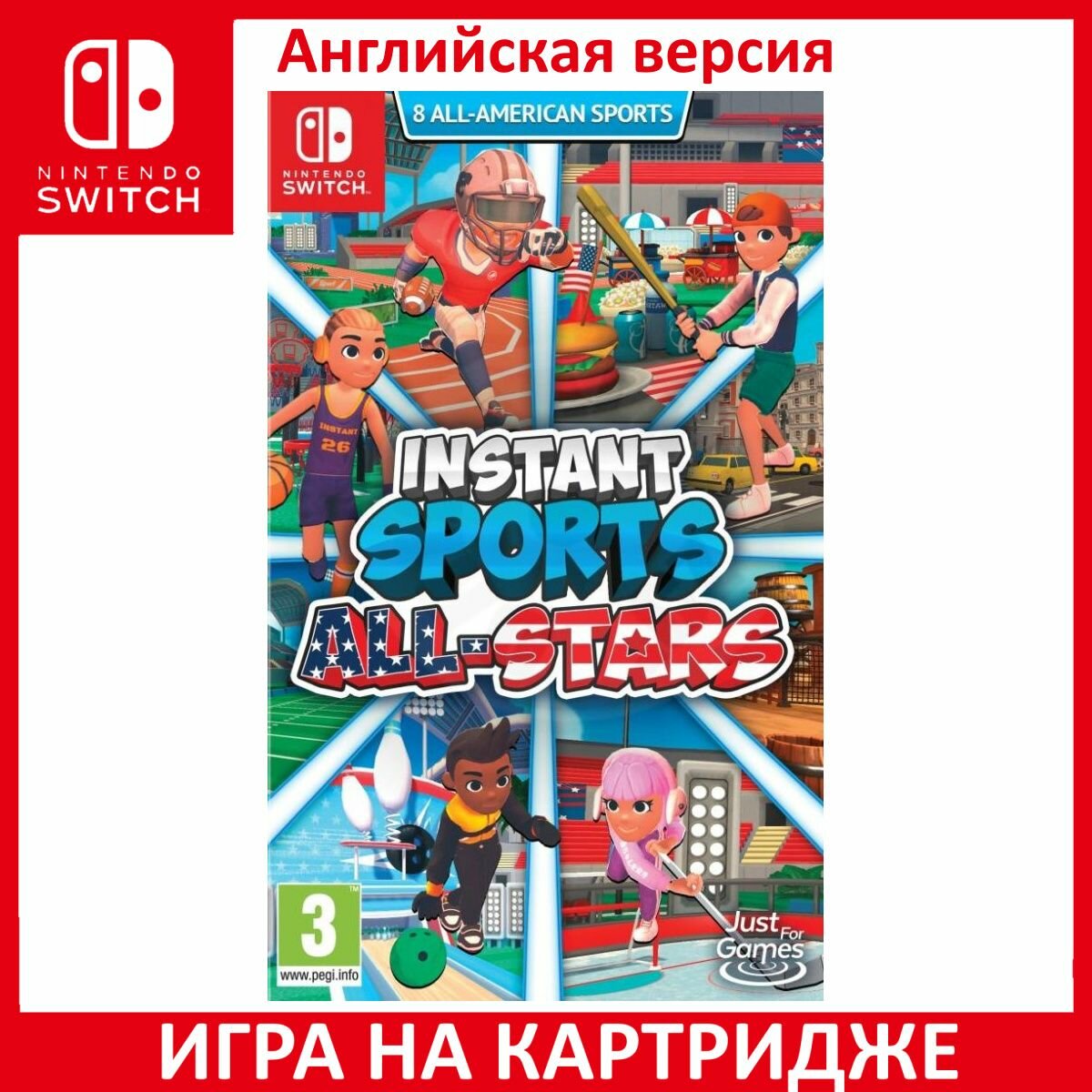 Игра Instant Sports All Stars Switch Картридж на Nintendo Switch Английская версия