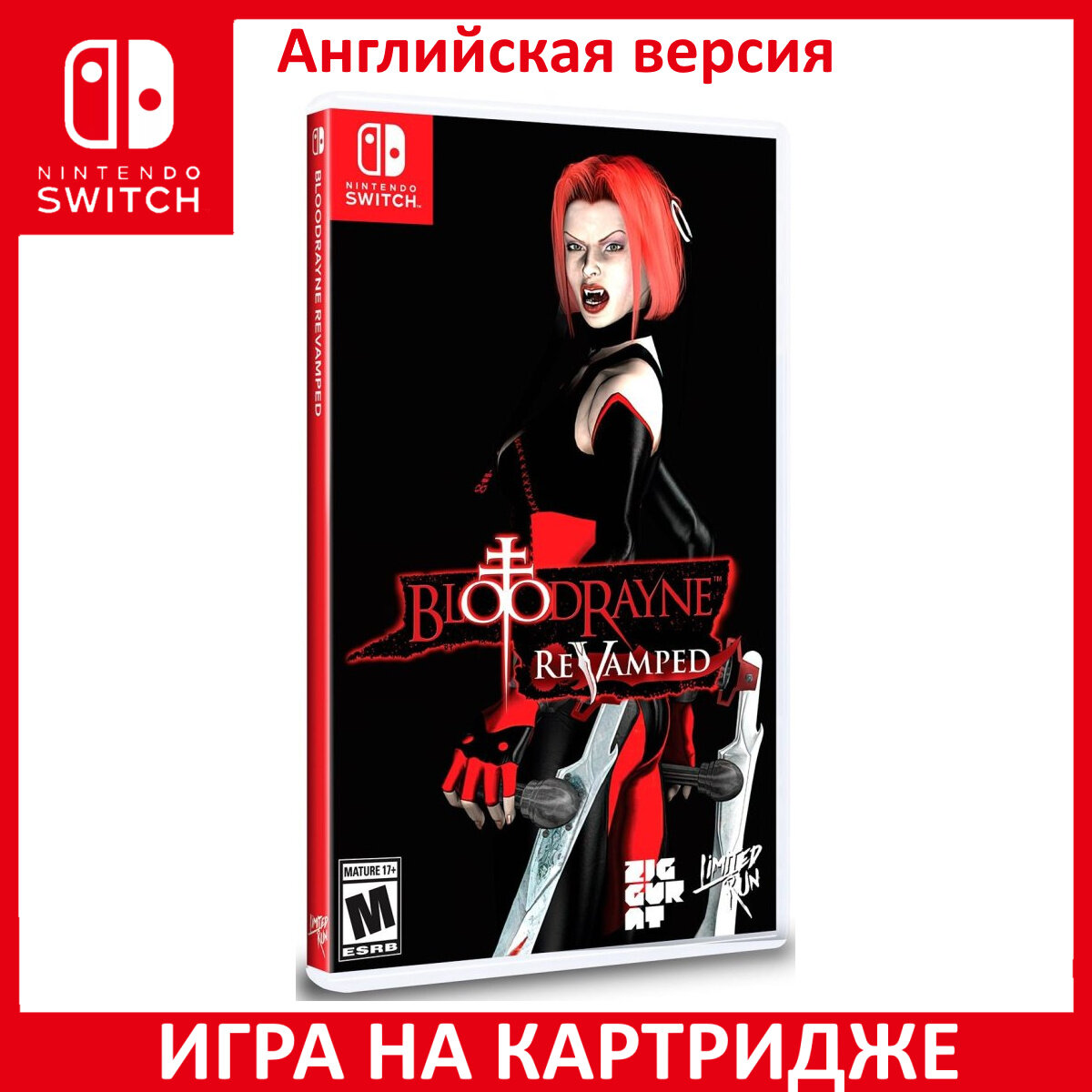 Игра Bloodrayne: Revamped (Limited Run #126)Switch Английский язык Картридж на Nintendo Switch