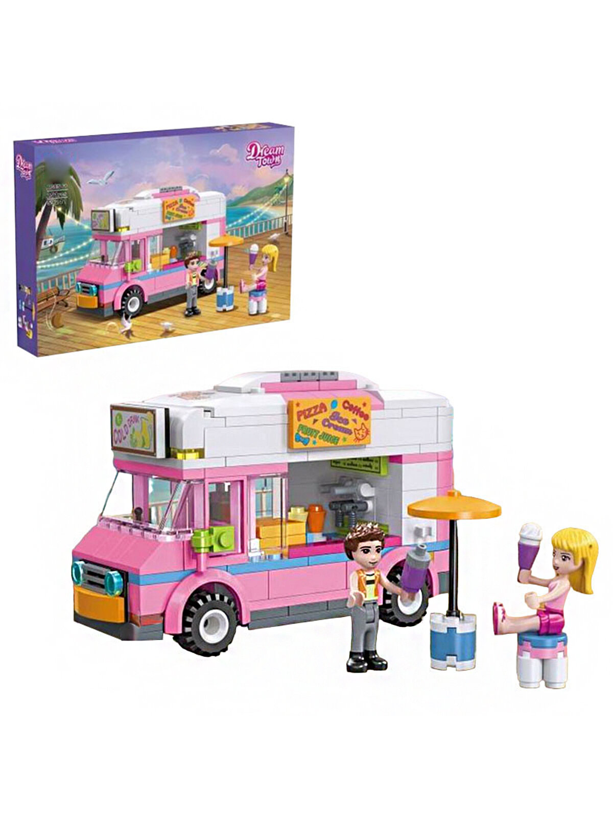 Конструктор Jie Star Френдс "Автомобиль для гурманов", 251 деталь