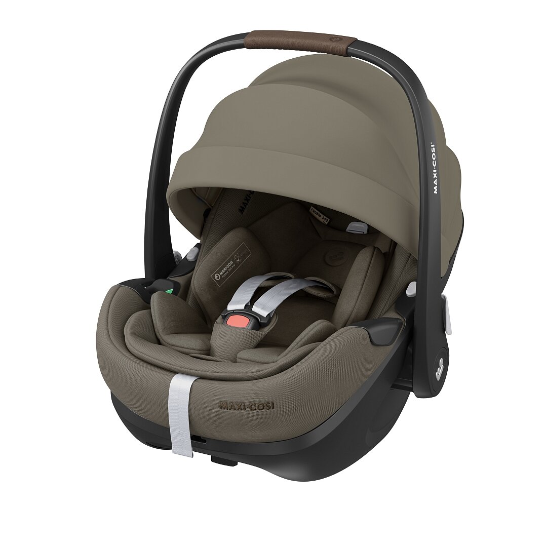 Автокресло 0-13 кг Maxi-Cosi Pebble 360 PRO 2 (SLIDE TECH) Twillic Truffle серо-бежевый