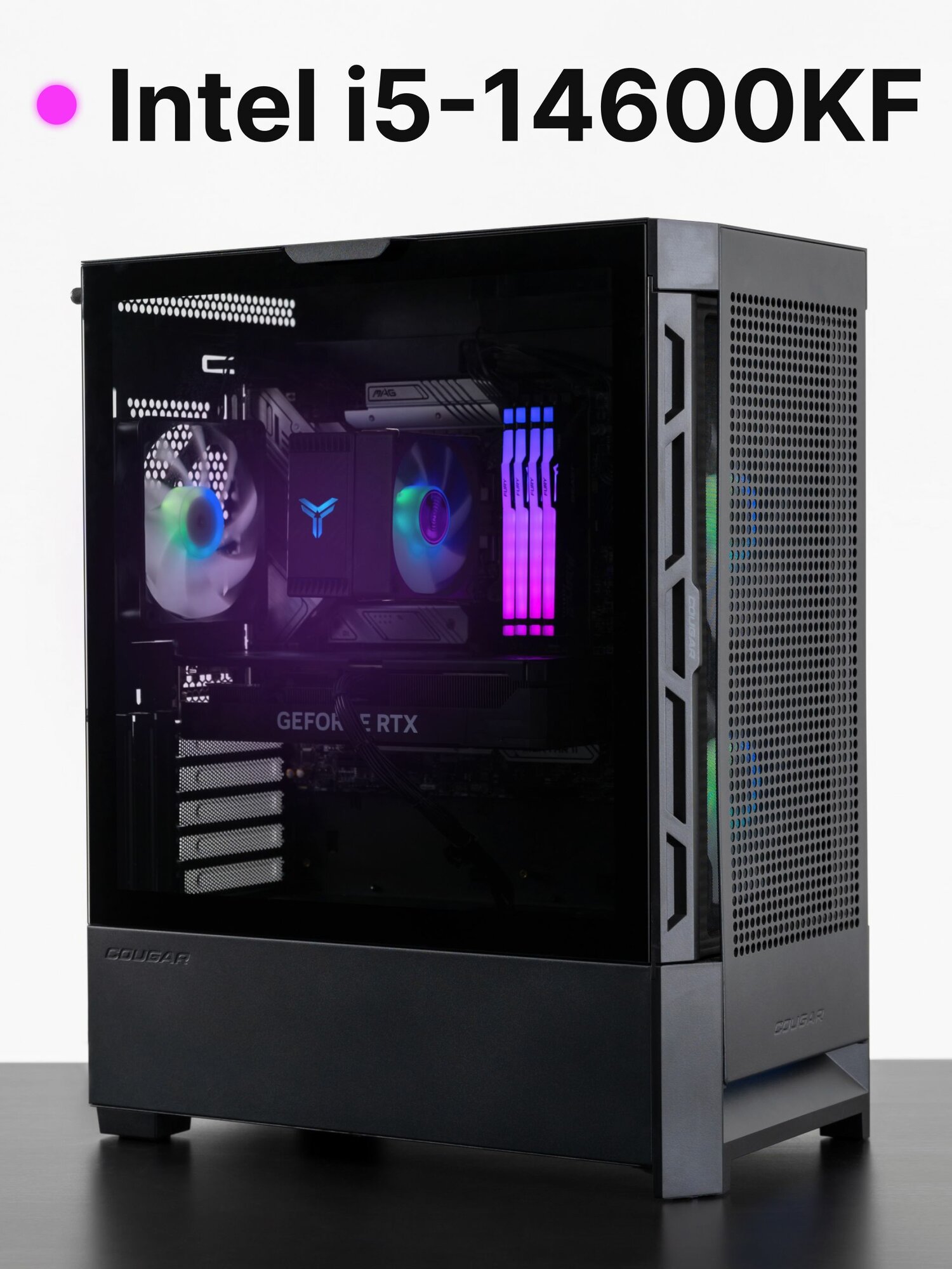 Игровой системный блок ProMidH69: I5-14600KF, DDR5 32Gb, SSD 1Tb, RTX 5070, 800W, AirB, Windows 11 Pro