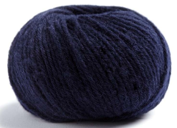 Bergamo /Бергамо/ пряжа Lamana (75% шерсть мериноса сверхтонкая, 25% бэби альпака), 25г/65м (11, marineblau (темно-синий), синий)
