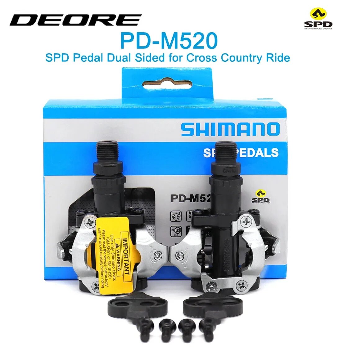Педали SHIMANO DEORE PD-M540/M520 SPD, PD-M520