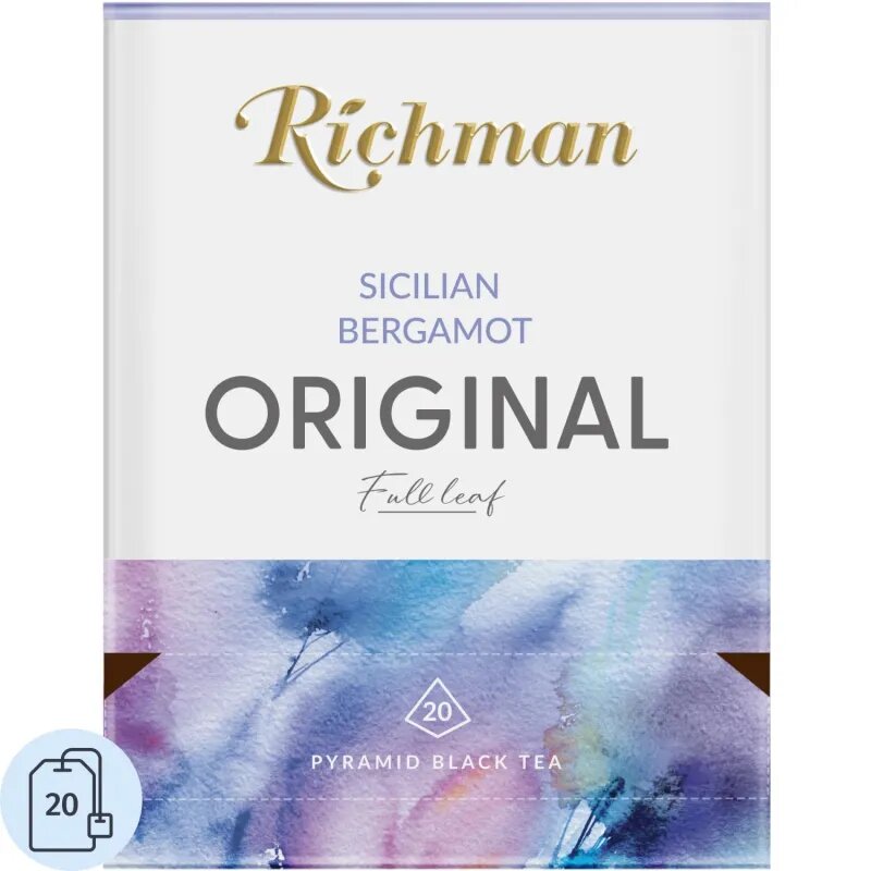 Чай Richman Sicilian Bergamot черный с бергамотом 20пирх2г 2242653