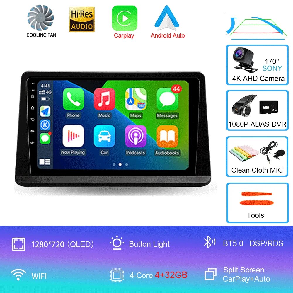 Для Mitsubishi Pajero 2 V30 V40 V20 1991-2004 Автомобильный радиоприемник Мультимедийный видеоплеер Навигационный стерео GPS Android 15 Без 2din 2 din 4G 32G AHD DVR