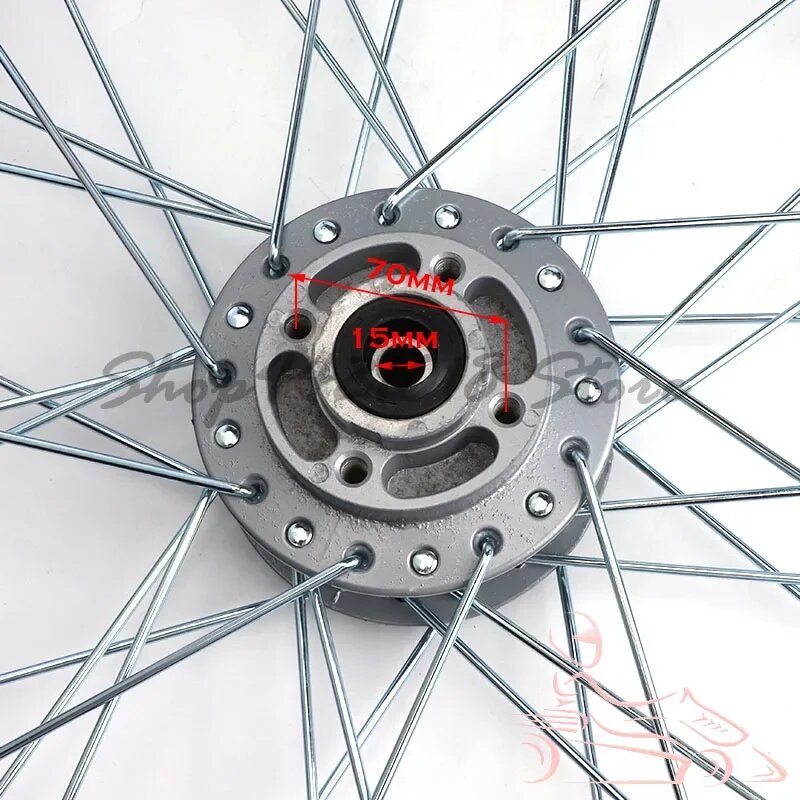 Передние и задние железные колесные диски 1,60x19 и 1,85x16 дюймов, подходящие для внедорожников KAYO HR-160cc TY150CC 16/19 дюймов