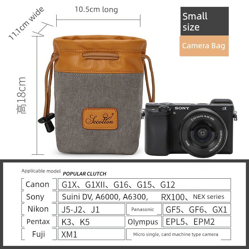 Компактный светло-серый чехол с ремешком для Fujifilm Instax Mini 90, 60, 12, 11, 7+, Evo, LiPlay, SQ40, SQ1 размер S