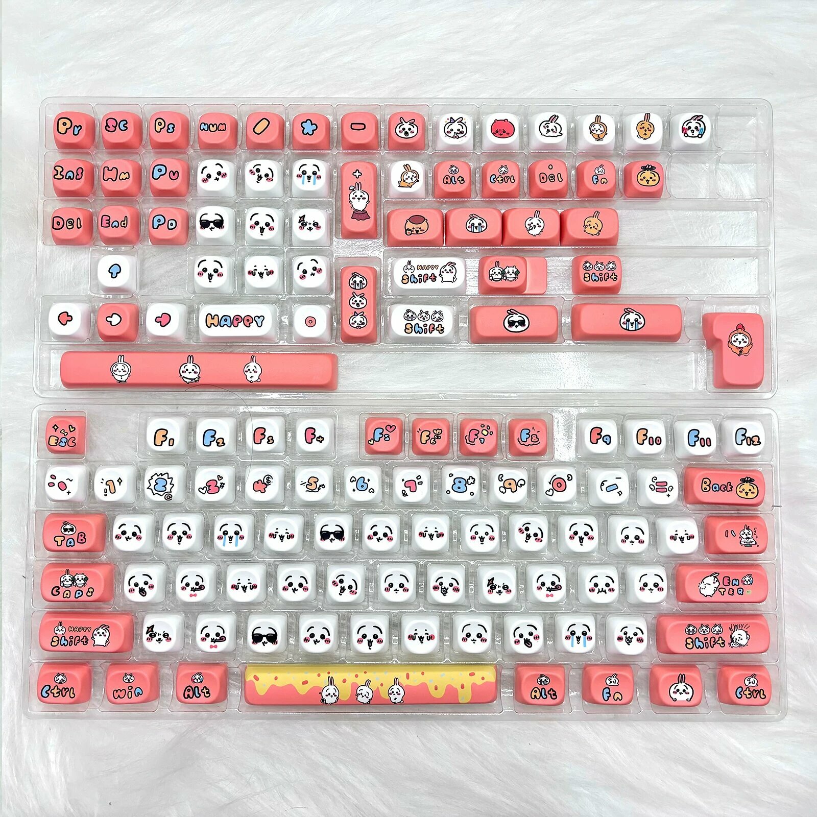 Персонализированная кейкап-клавиша MOA Usachi с милым дизайном Chiikawa для механической клавиатуры, DIY,