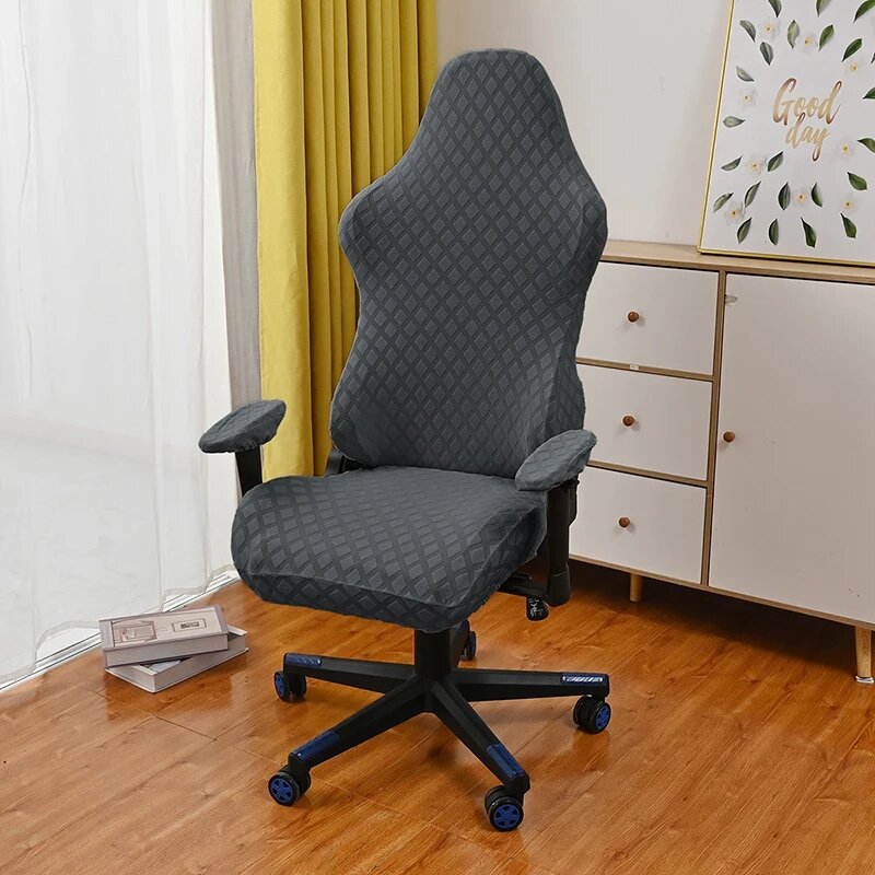 Эластичный чехол для игрового кресла SpandEx/полиэстер Серый, Dark grey2