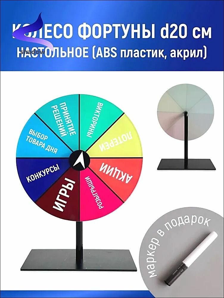 Колесо фортуны/удачи для викторин, лотереи