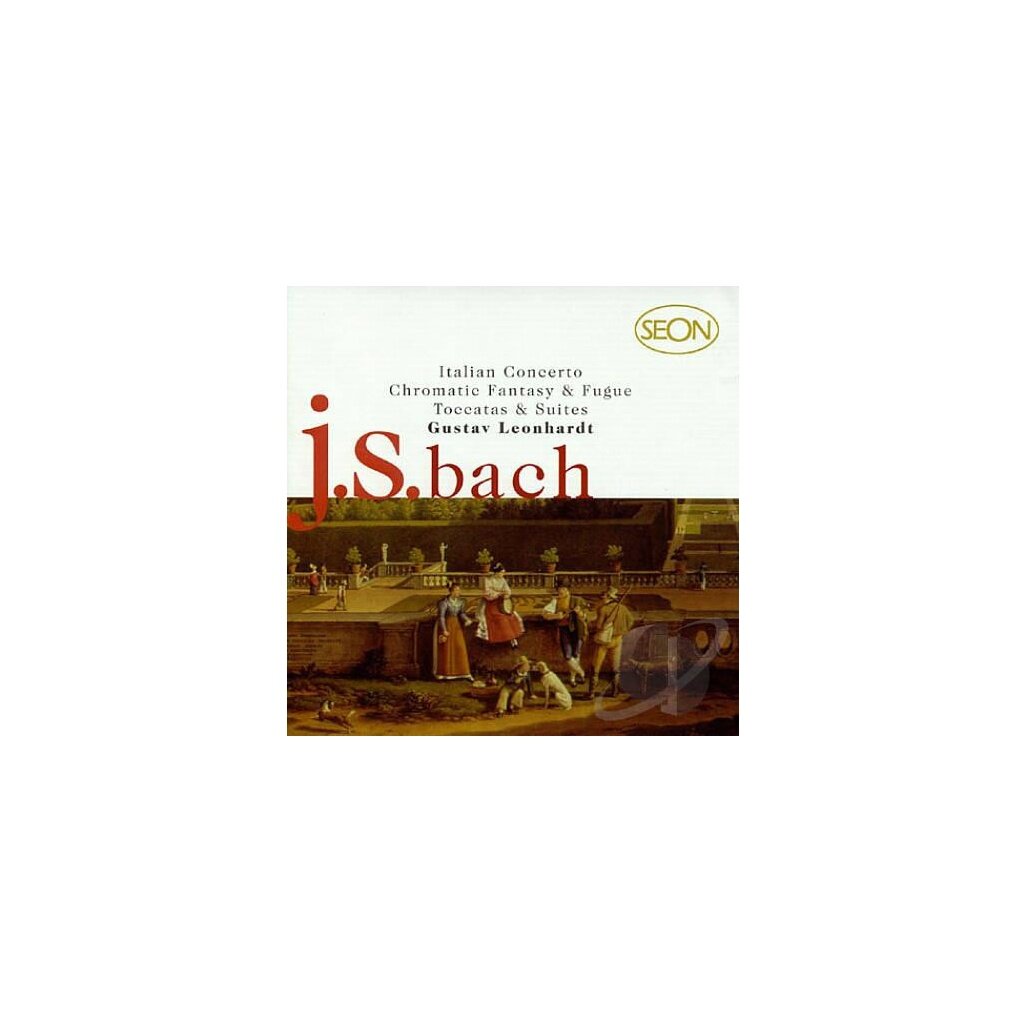 Диск J. S. Bach*, Gustav Leonhardt - Italian Concerto / Chromatic Fantasy / Toccatas / Suites (прослушан один раз) (2 CD)
