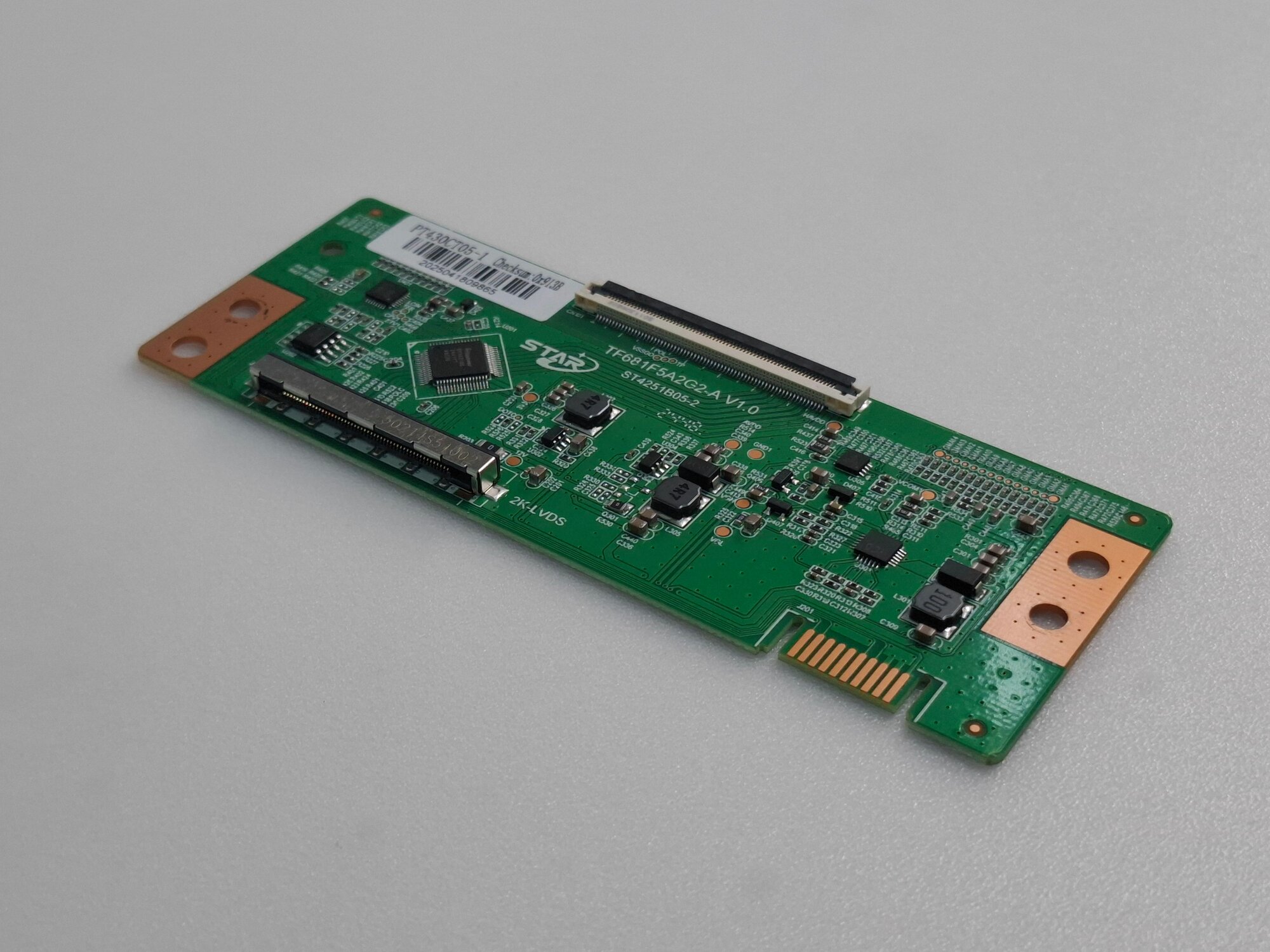 Плата T-Con (PT430CT05-1), для телевизора Tuvio TD43FFBHH11 P: PT430CT05-1 ver1.0