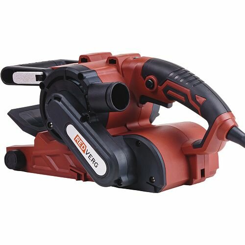 Шлифмашина RedVerg ЛШМ RD-BS1200 (1200Вт, лента 75х533мм, 120-350м/мин) 4кг