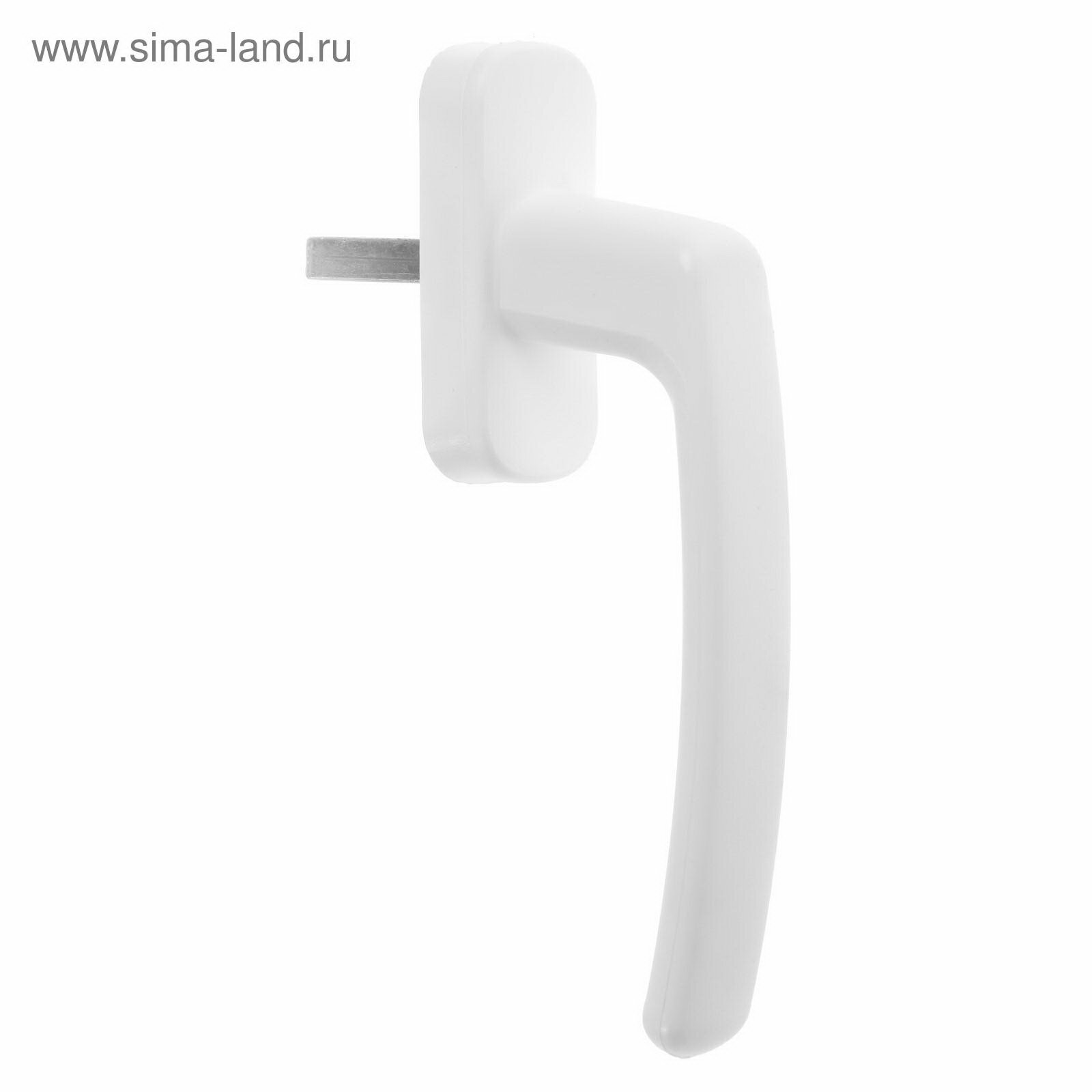 Ручка для окон ПВХ, белая, цвет: белый, размер упаковки: 12 x 3 x 15 см.