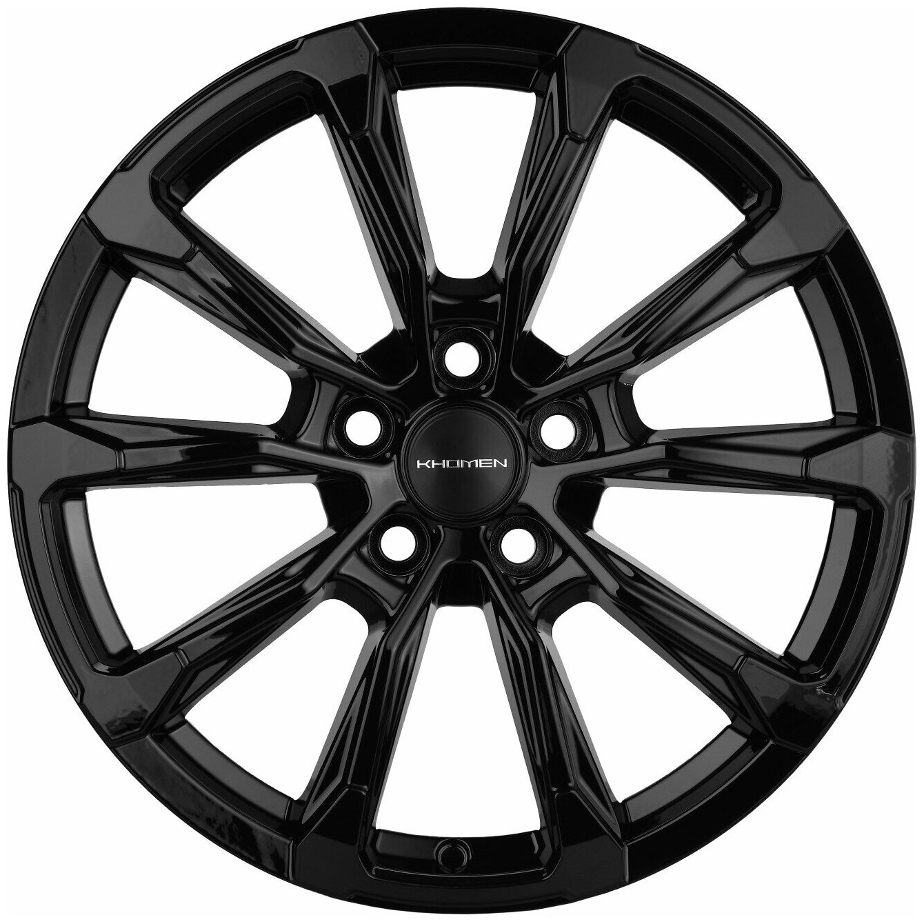 Колесный диск Khomen Wheels KHW1808 18x7.5" PCD5X114.3 ET45 D67.1 BLACK