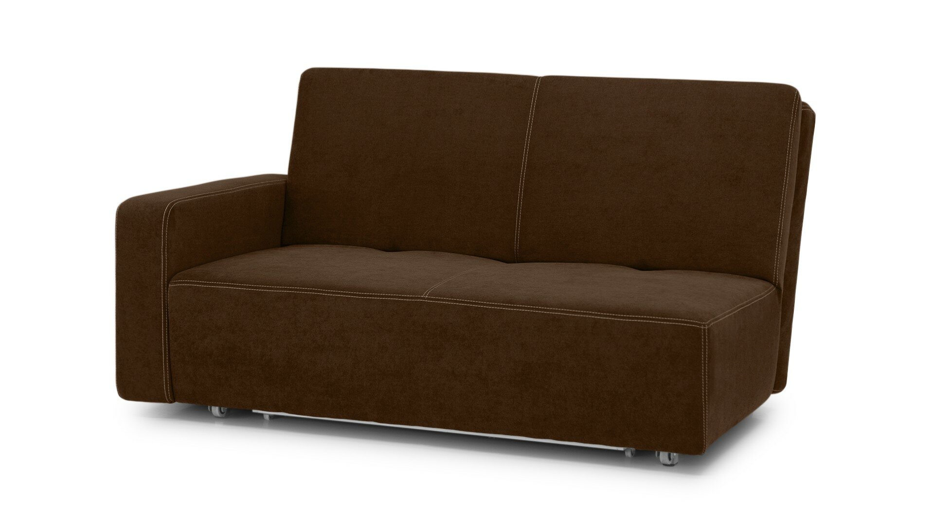 Диван Лорма Vivaldi 23 NEW 137x100x86 см, коричневый Велюр, аккордеон GOODFORM