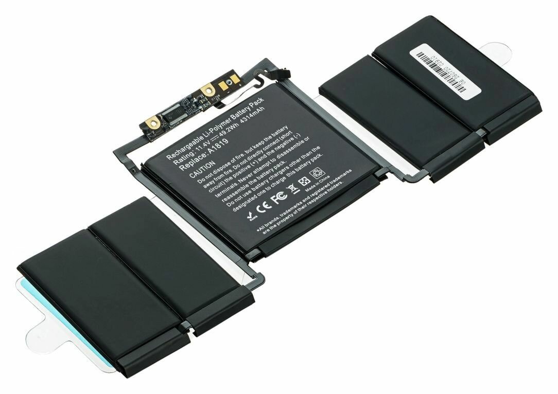 Аккумулятор для Apple MacBook Pro 13" A1706 EMC 3163 (Mid 2017) 11.4V (4310mAh)