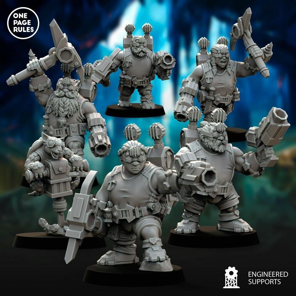 Миниатюра Votann Miners Squad