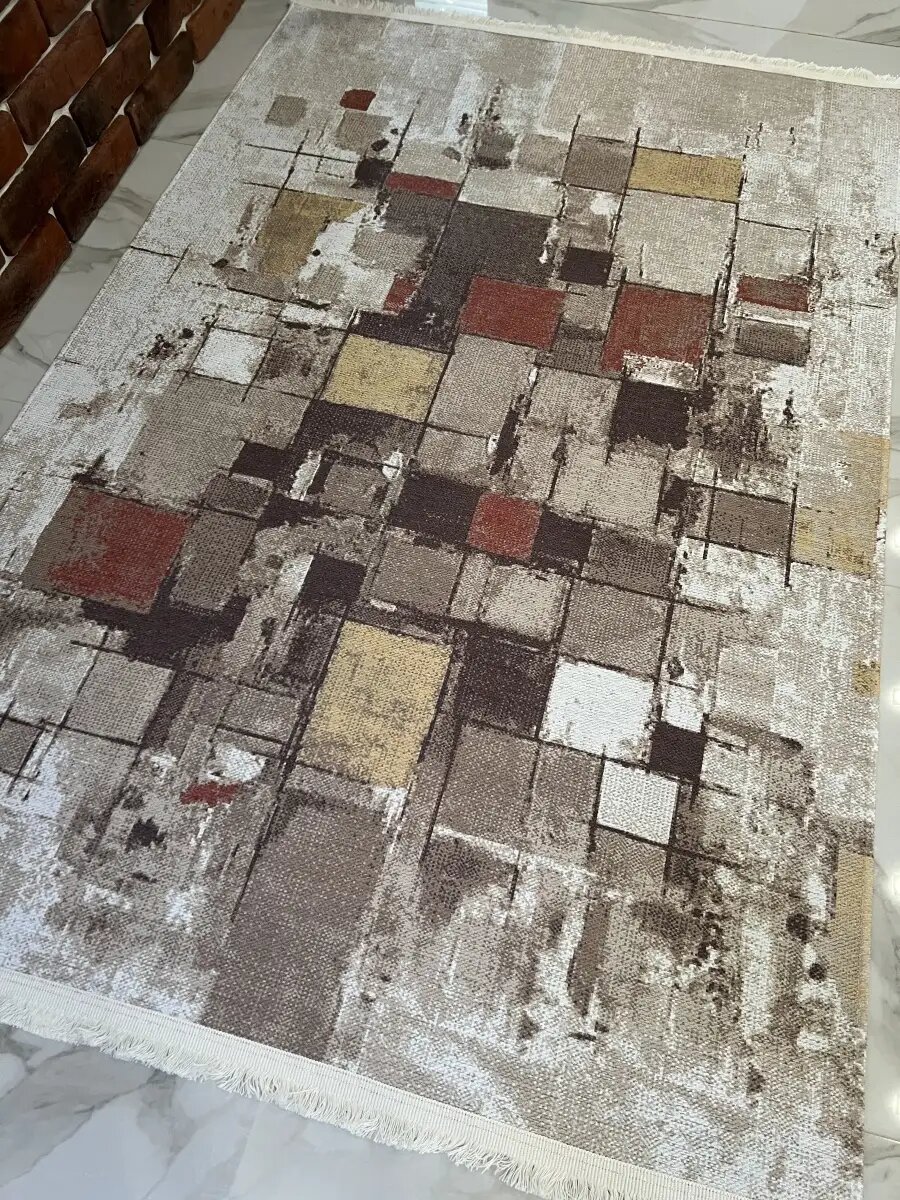 Коврик Natali's Carpets, безворсовый, прямоугольный, 115x180 см