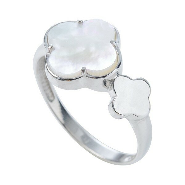 Кольцо, серебро, 925 проба, перламутр