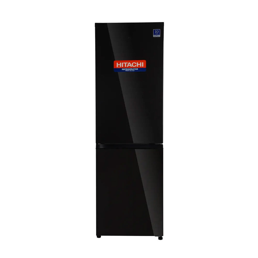 Холодильник Hitachi R-B410PUC6 BBK 2-хкамерн. черный инвертер