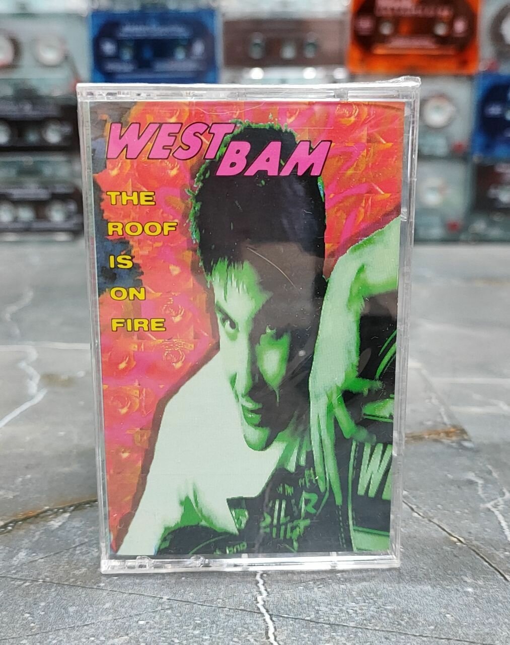 WestBam The Roof Is On Fire, кассета, аудиокассета (МС), USA, 1991