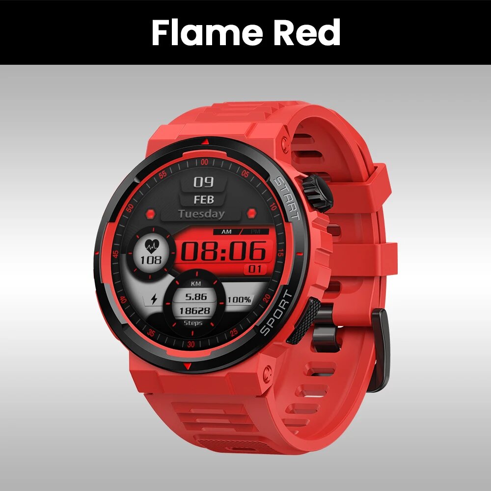 Умные часы Zeblaze Ares 3 Plus Flame Red