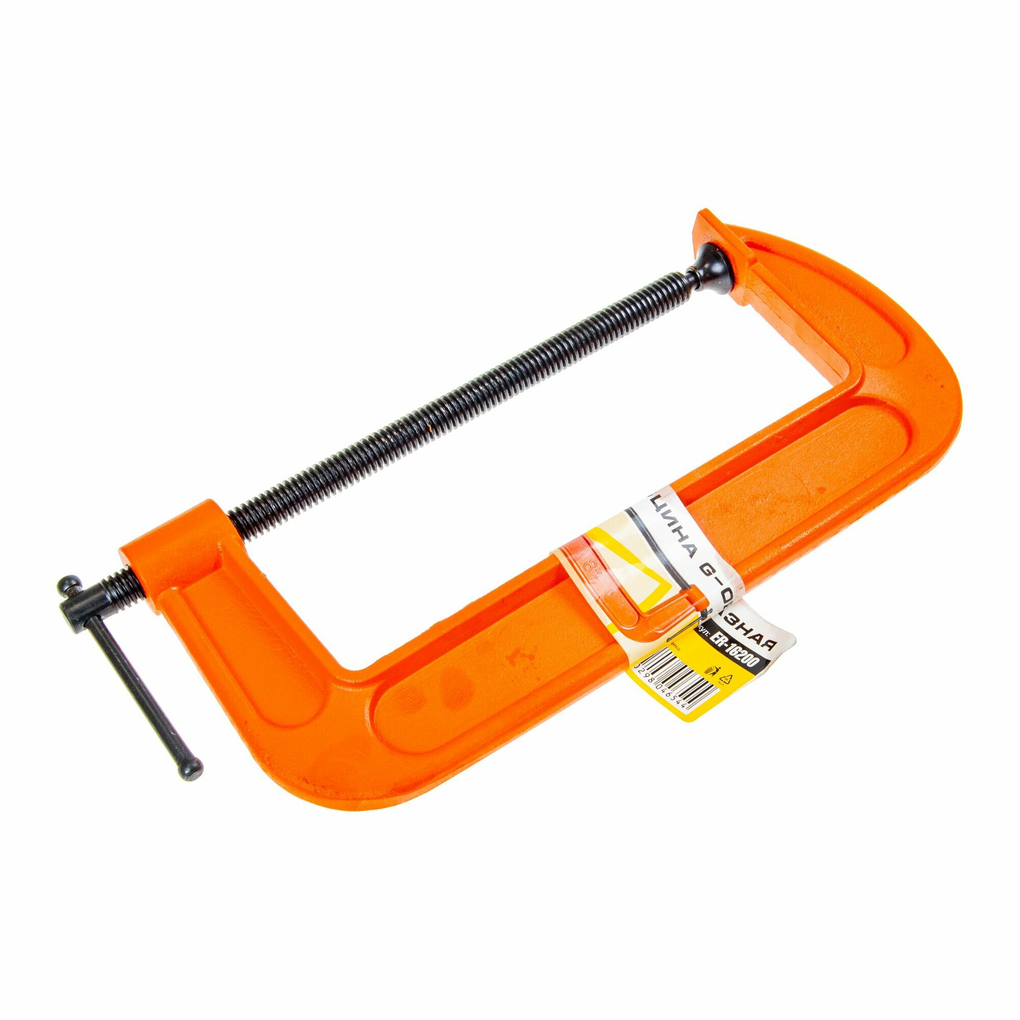 Струбцина ER-16200 G-образная 8"-200мм эврика