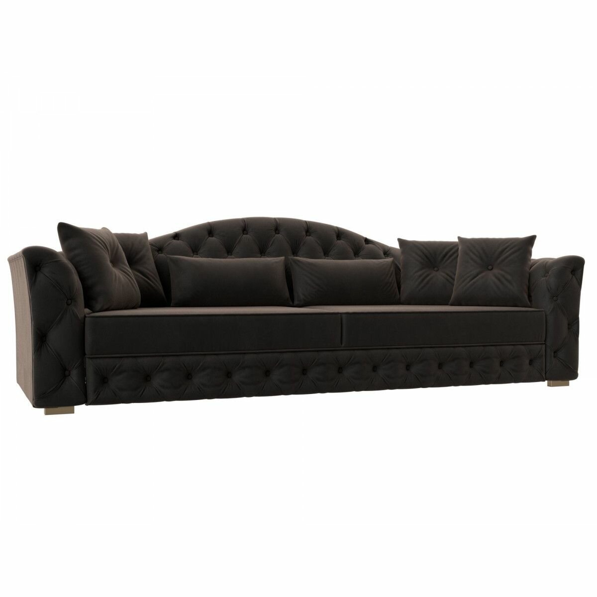 Прямой диван Артис, Велюр, Модель 120329