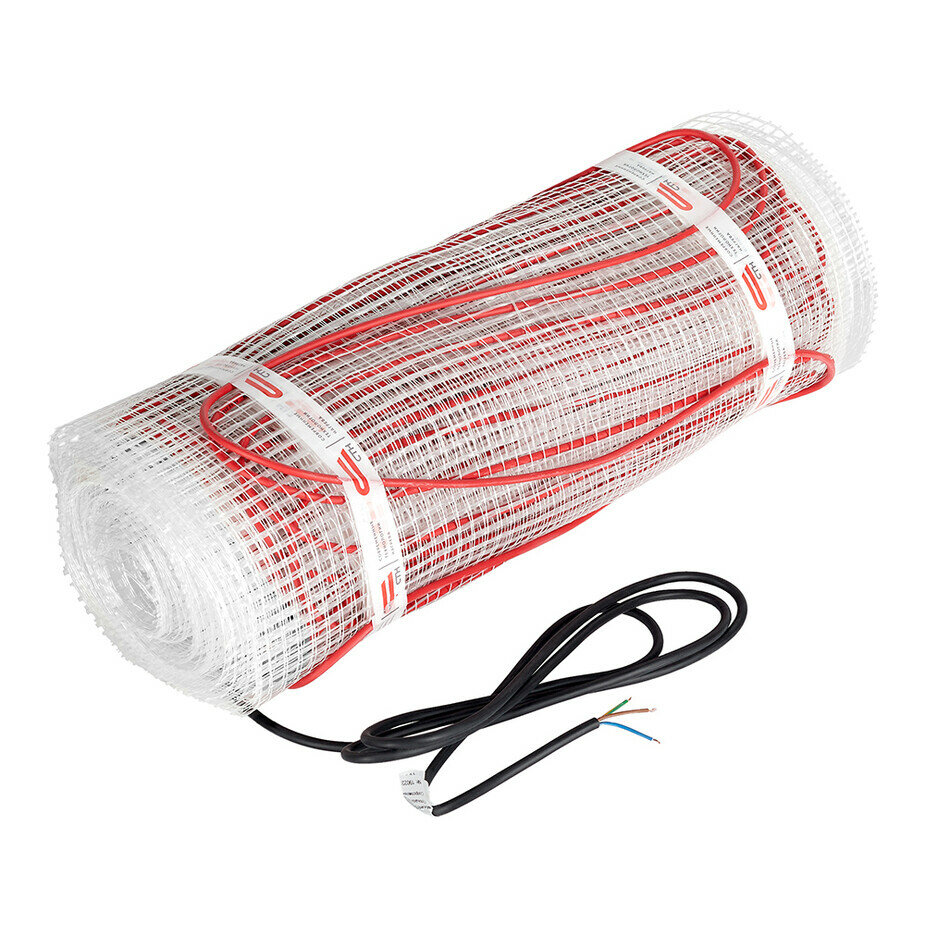 Теплый пол нагревательный мат Квадрат тепла КМ-900-6,0 6 кв. м 150 (900) Вт