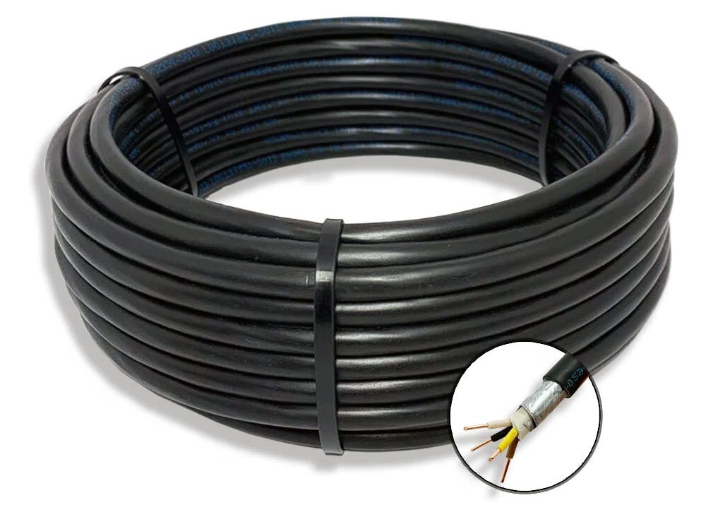 Кабель бронированный ВБШвнг(A)-LS 4х6 мм2, 30м