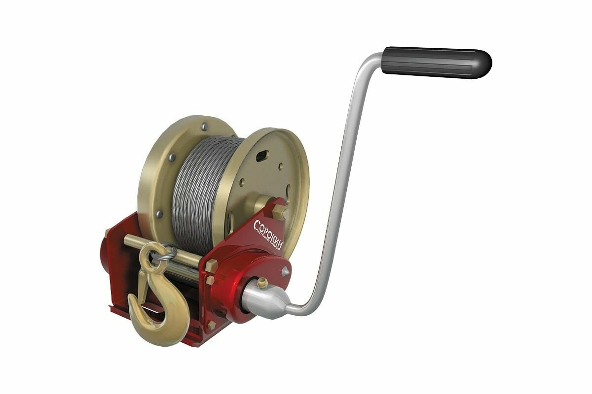 Сорокин Лебёдка барабанная 0,7т 10м 4.7