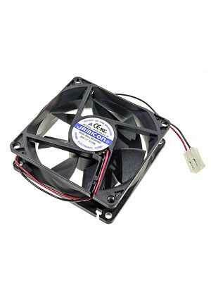 JF0825B2H-R, вентилятор 24В 80х80х25мм подшипник качения (2 шт.)